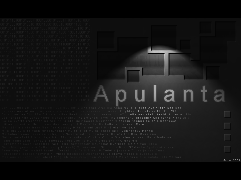 Apulanta - Kotisivu - Tietokonesälää